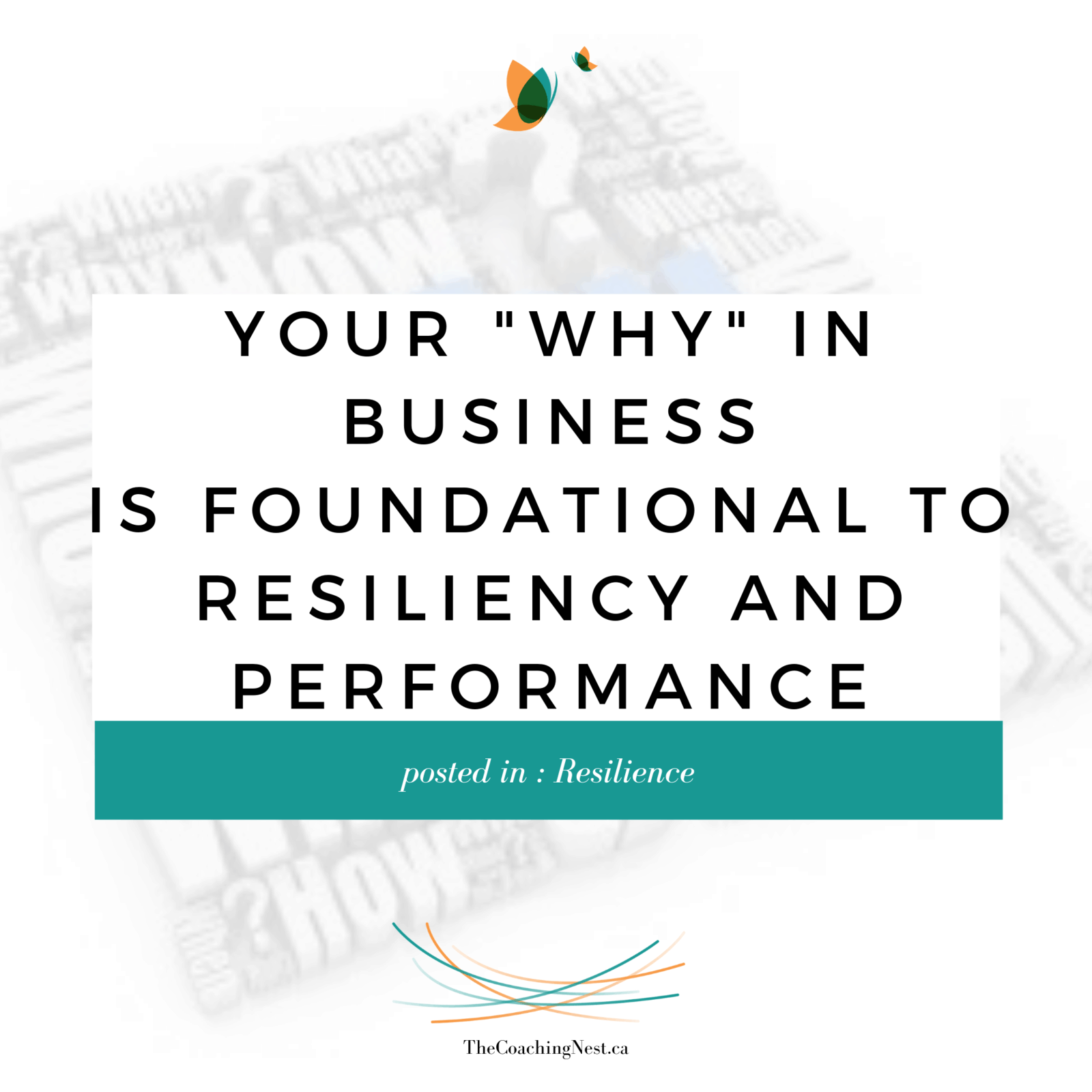 YOUR WHY IN BUSINESS via Shelley Cox, CEO & Founder of TheCoachingNest ...